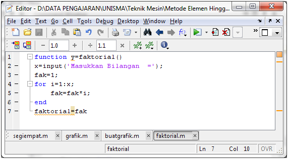 Pemrograman Matlab – Rahmadya Trias Handayanto