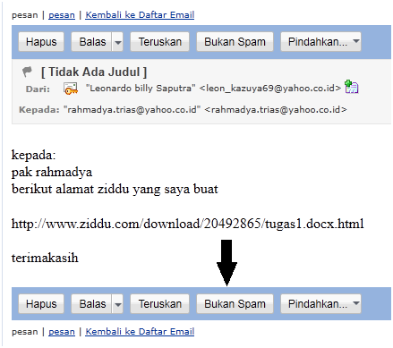 Spam Problem – Rahmadya Trias Handayanto
