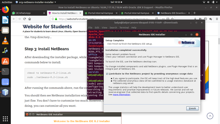 Instal Netbeans di Ubuntu – Rahmadya Trias Handayanto