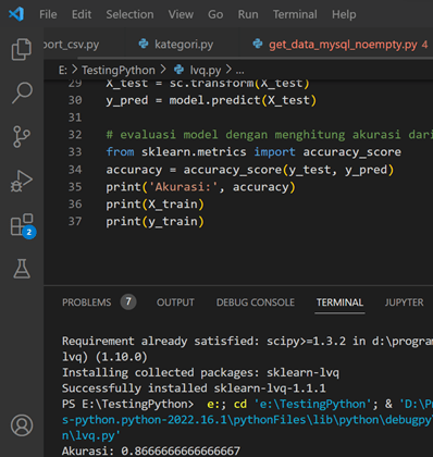 Mudahnya Membandingkan Metode LVQ, Naïve Bayes, SVM, dan Random Forest – Rahmadya Trias Handayanto